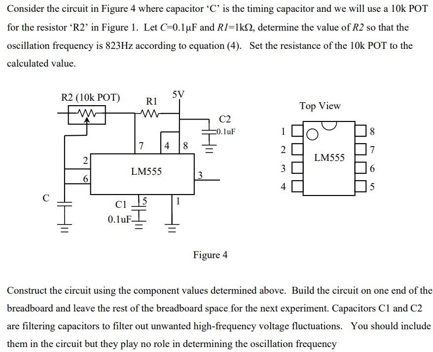 Solved Consider the circuit in Figure 4 where capacitor ' C | Chegg.com