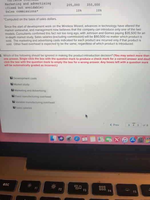 Solved 10% 108 Sales commissions* Computed on the basis of | Chegg.com