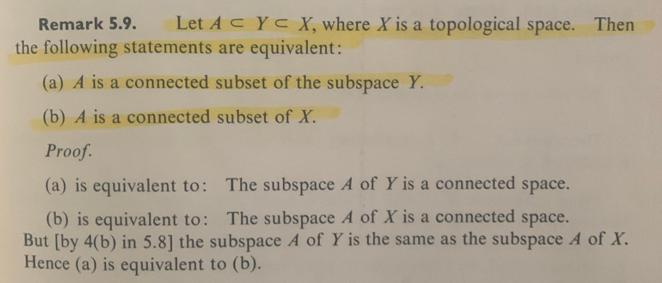 Solved 2. (a) Prove: If Y is a connected subset of R, then | Chegg.com