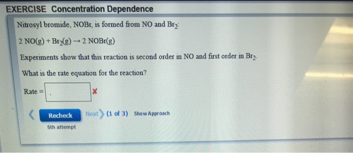 Solved Nitrosyl bromide, NOBr, is formed from NO and Br_2: | Chegg.com