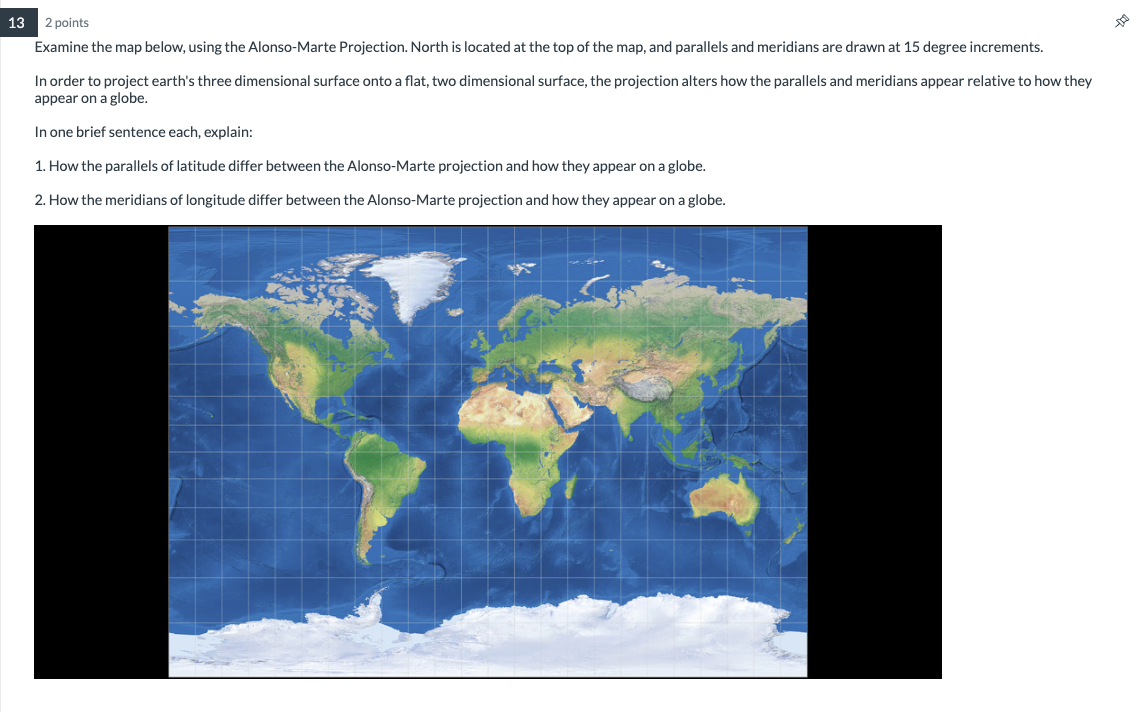 Solved Examine the map below, using the Alonso-Marte | Chegg.com