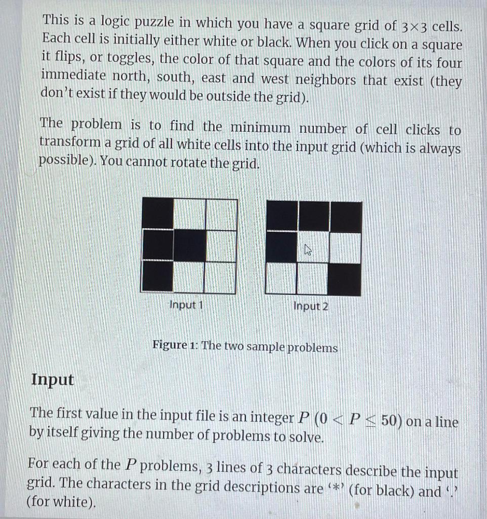 Solved This is a logic puzzle in which you have a square | Chegg.com