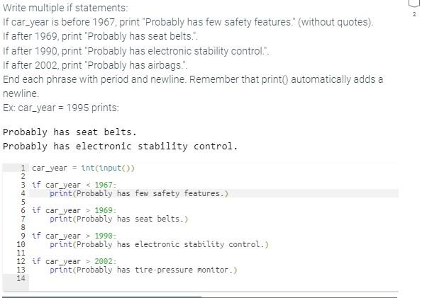 Solved Python, what am I doing wrong? Write multiple if | Chegg.com