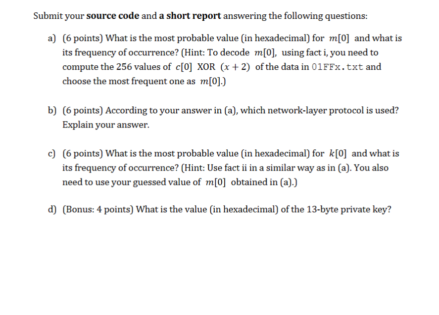 Solved In this exercise, you are required to implement a | Chegg.com