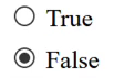 Solved html and css for a pair of true false items that look | Chegg.com