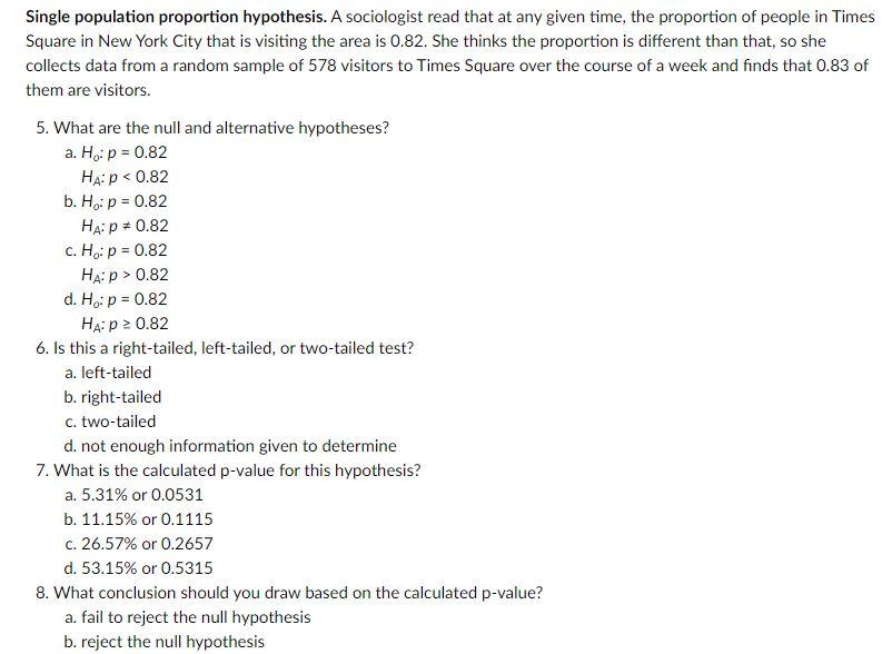 Solved Single population proportion hypothesis. A | Chegg.com