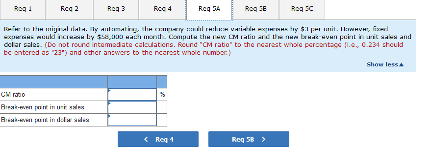 Solved I need 5A and 5B. Do the first 4 requests if you | Chegg.com