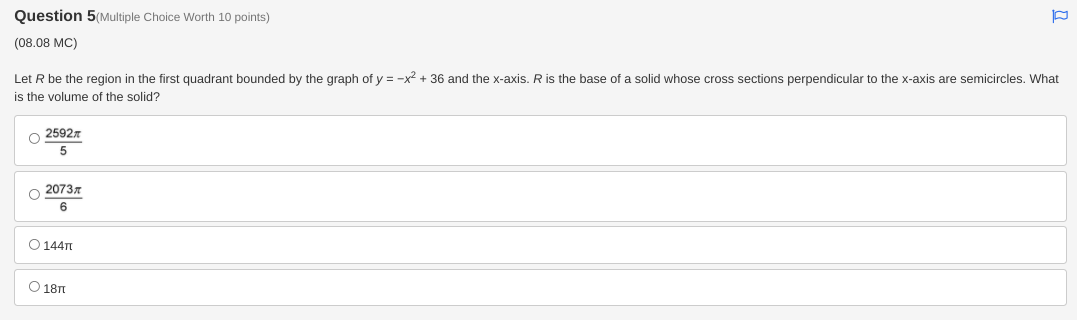 Solved Question 10(Multiple Choice Worth 10 points (06.08 | Chegg.com