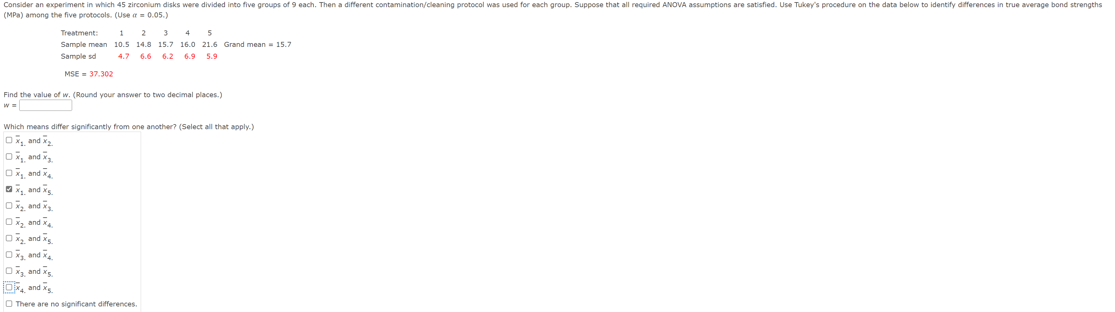 Solved Consider an experiment in which 45 zirconium disks | Chegg.com