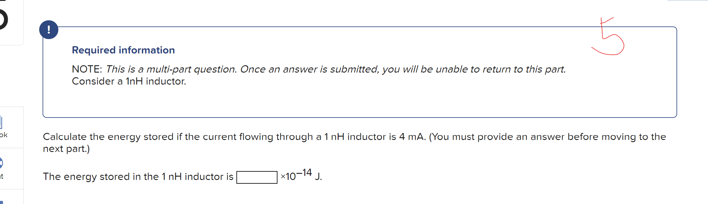 Solved Required information NOTE: This is a multi-part | Chegg.com