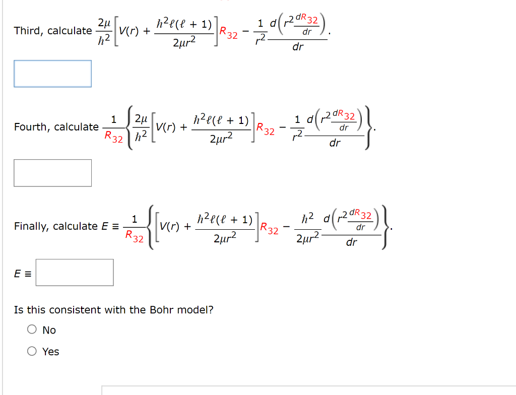Solved Show That The Radial Wave Function