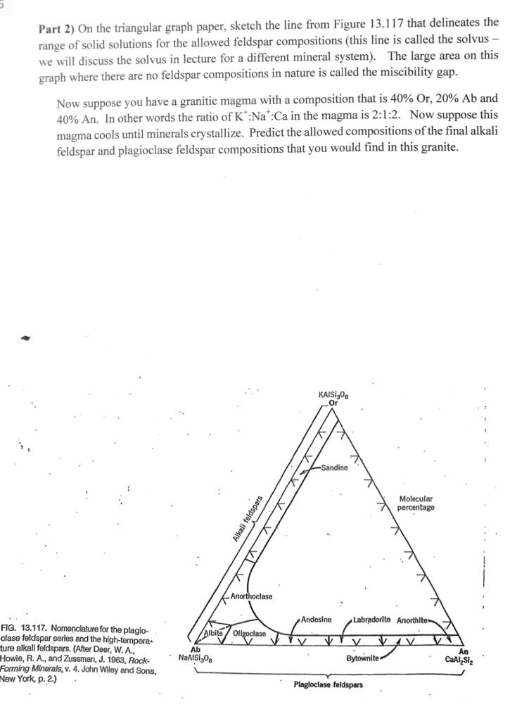 Solved Part 1) Please use the attached triangular graph | Chegg.com