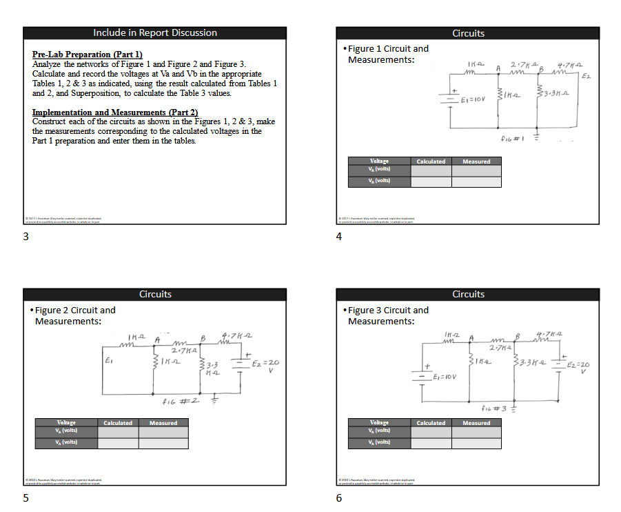 Solved For the first image, use the Superposition theorem to | Chegg.com