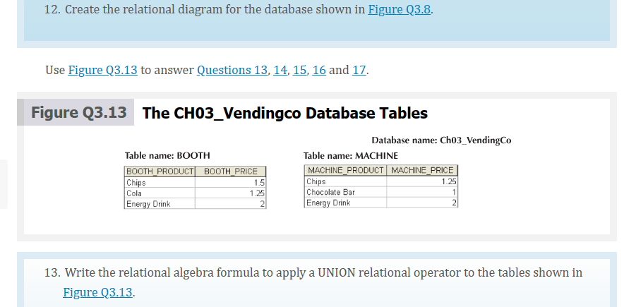 Solved 10. Create the table that would result from \( | Chegg.com