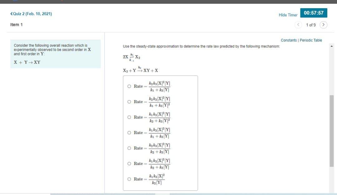Solved Constants Periodic Table Use the steady-state | Chegg.com