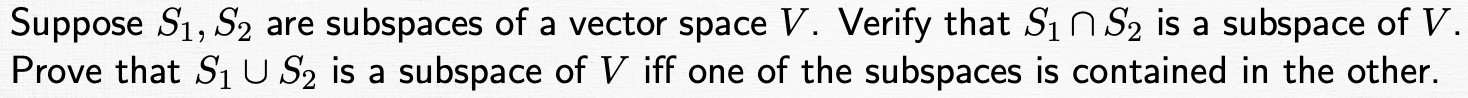 Solved Suppose S1,S2 are subspaces of a vector space V. | Chegg.com