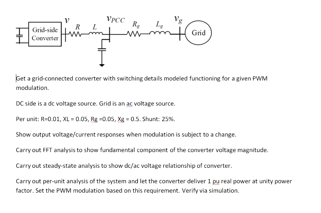PSCAD or MATLAB/SimPowerSystems or SimScape for | Chegg.com