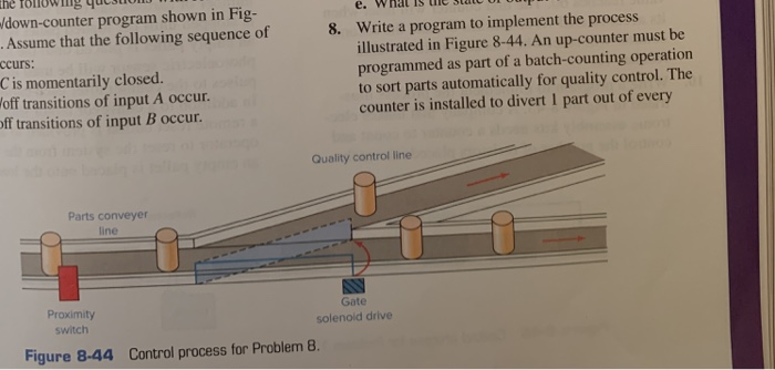 (Solved) : E Wh T Thie Statt U Counter Program Shown Fig Assume ...