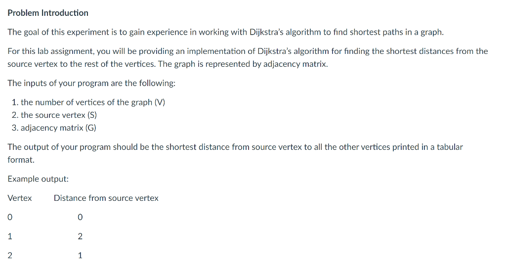 Solved Problem Introduction The goal of this experiment is | Chegg.com