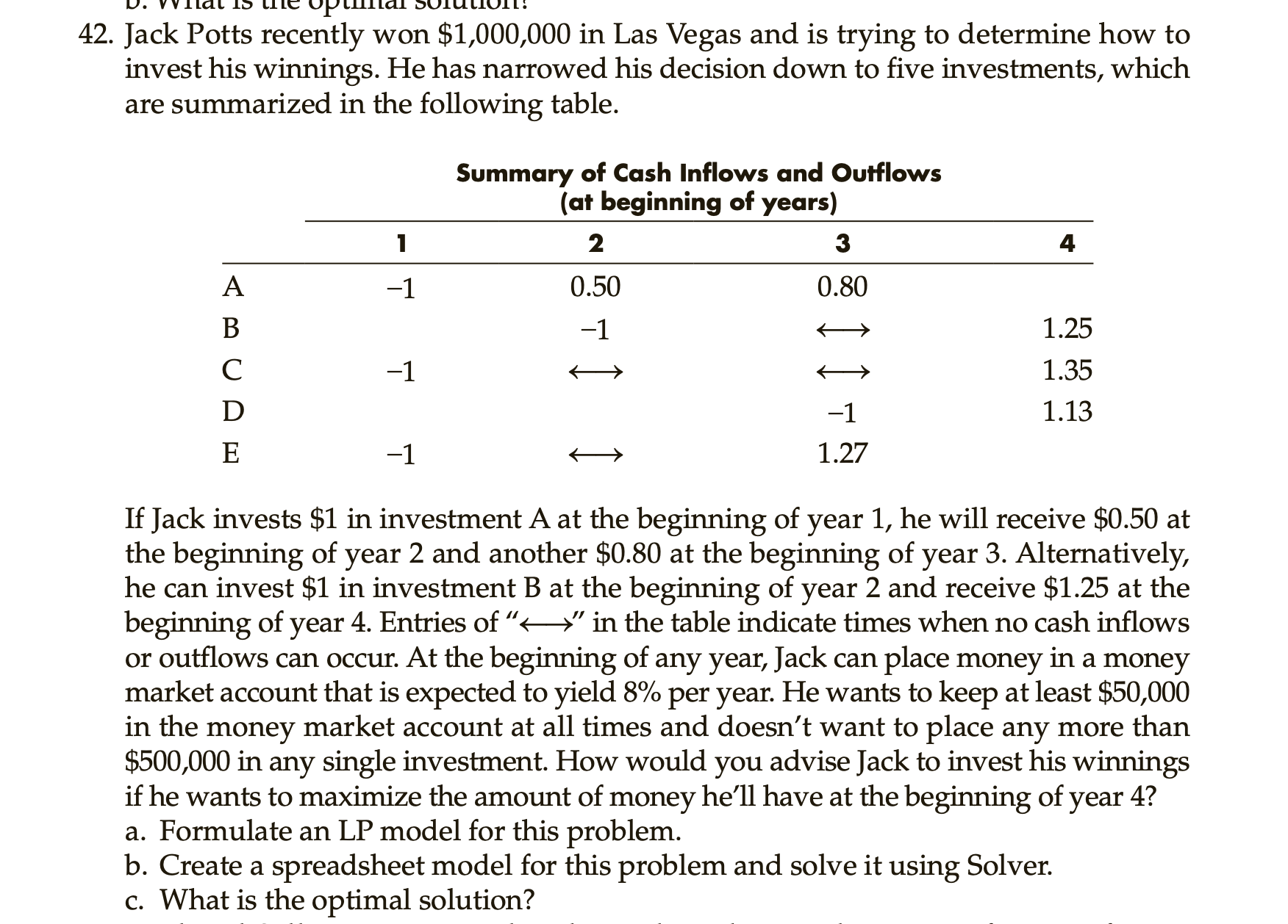 Please show excel solution | Chegg.com