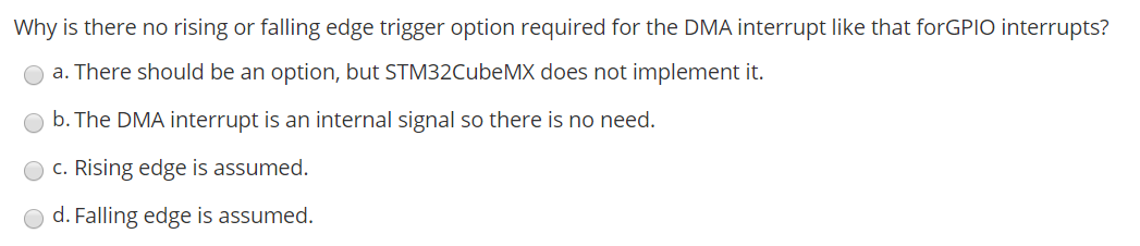 Why is there no rising or falling edge trigger option | Chegg.com