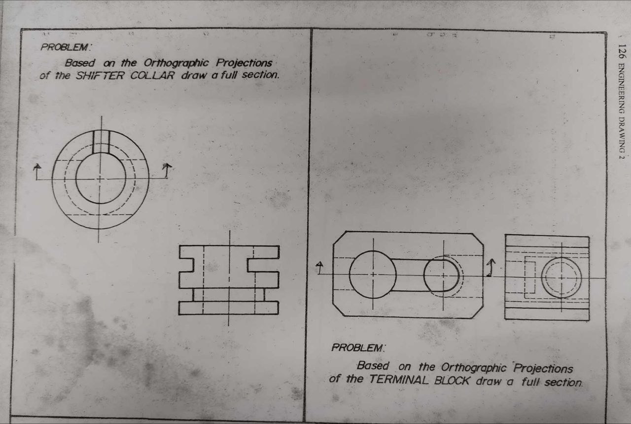 Solved Description: Complete the missing drawing section | Chegg.com