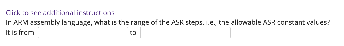 Solved Click to see additional instructions In ARM assembly | Chegg.com