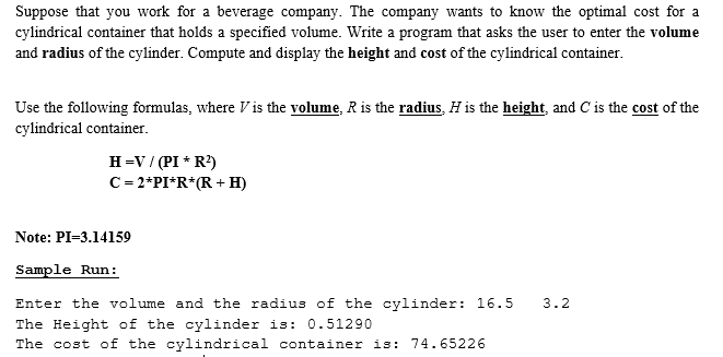 Solved Suppose that you work for a beverage company. The | Chegg.com