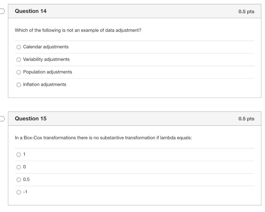 Solved Question 14 0.5 pts Which of the following is not an | Chegg.com