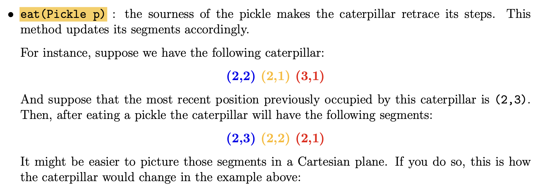 Solved eat (Pickle p): the sourness of the pickle makes the | Chegg.com