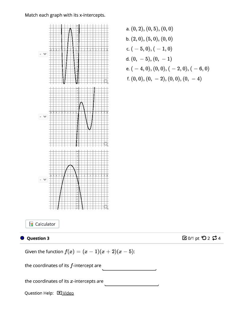 Solved Question 1 0/1 pt = 24 Given the graph of a degree 5 | Chegg.com