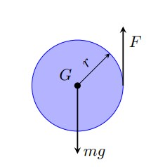 Solved The figure shows a body with evenly distributed mass | Chegg.com