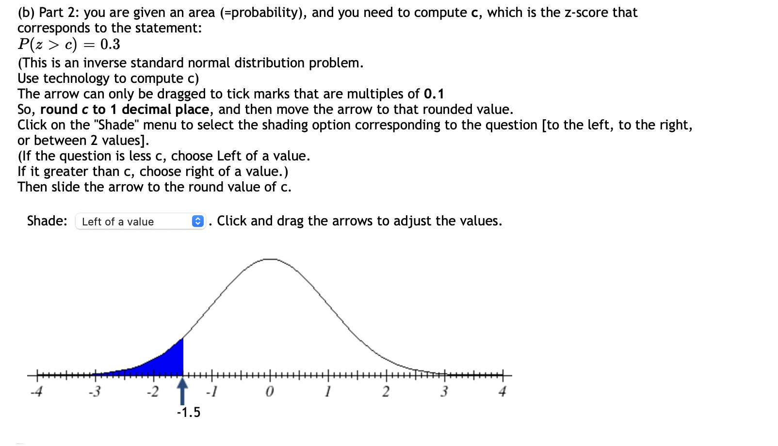 Solved (a) The graph shows a Standard Normal Distribution. | Chegg.com