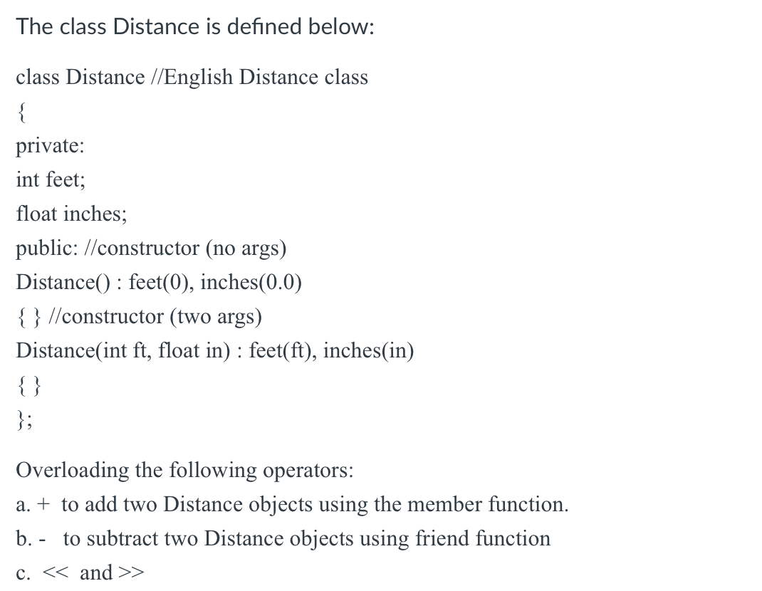 Solved It's a C++ problem. Please do part a, b, and | Chegg.com