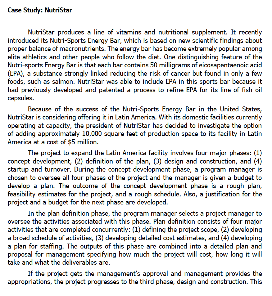 Solved Show me the steps to solve Case Study: | Chegg.com