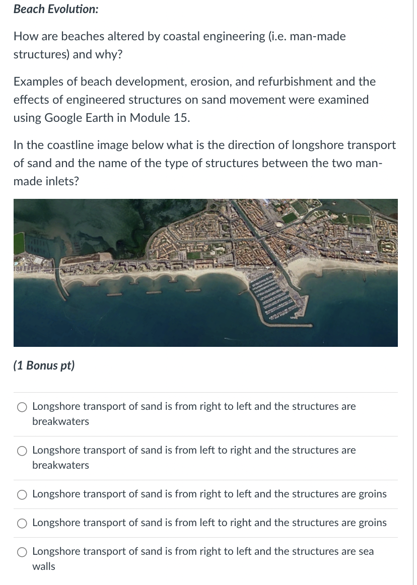Solved Beach Evolution How Are Beaches Altered By Coastal