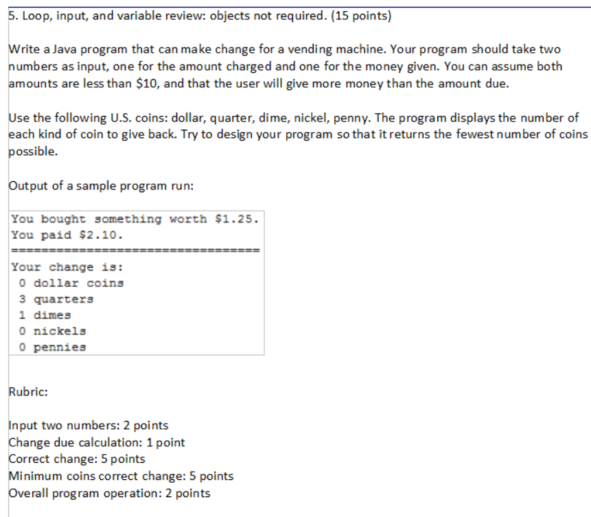 Solved 5 Loop Input And Variable Review Objects Not 0189