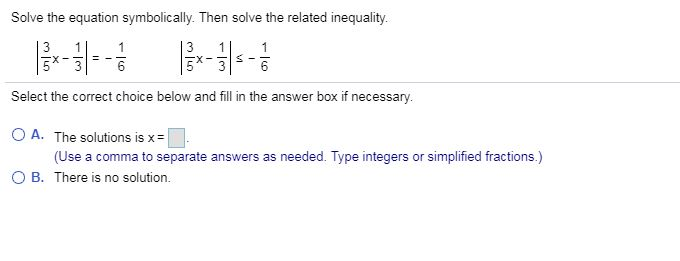 Solved Solve the equation symbolically. Then solve the | Chegg.com
