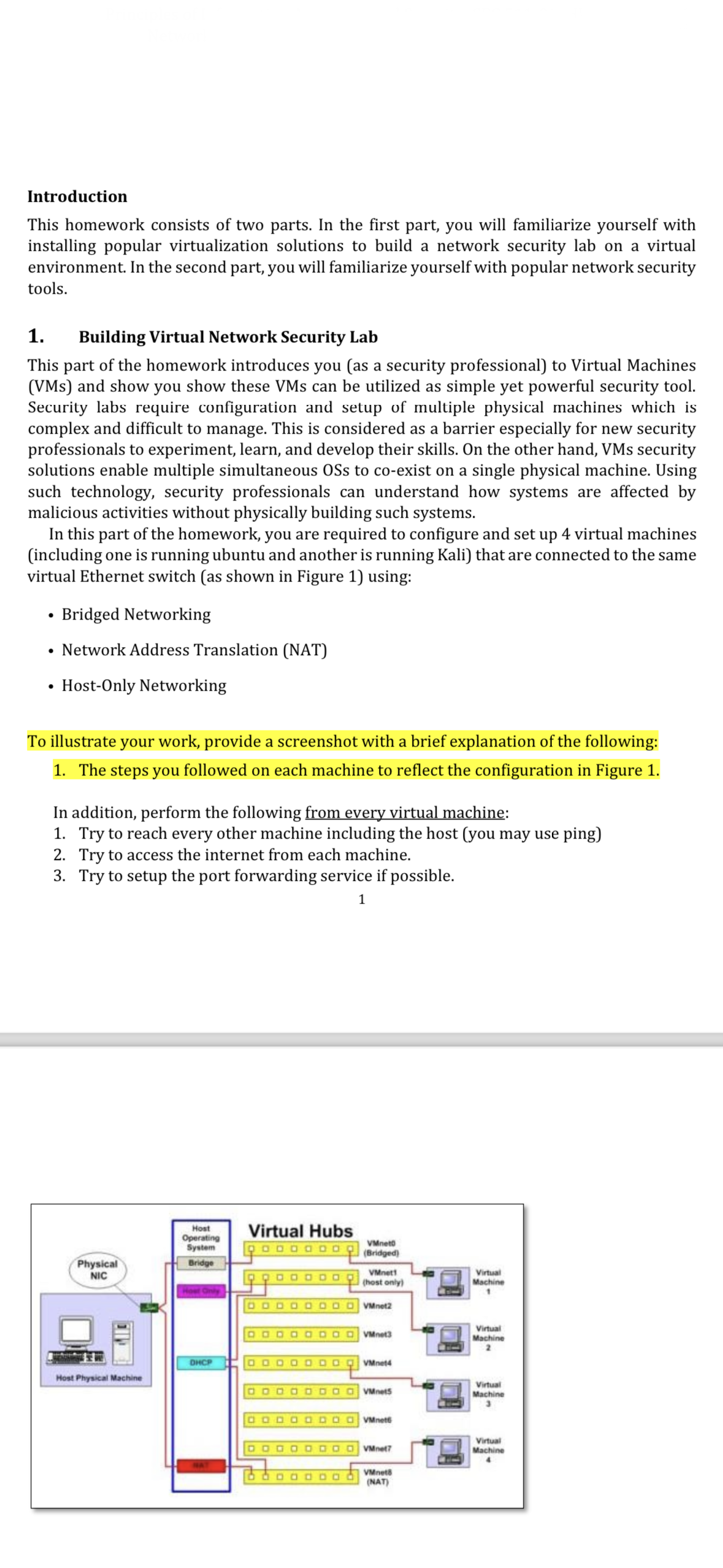 Solved Introduction Figure 1 ﻿Different types of virtual | Chegg.com