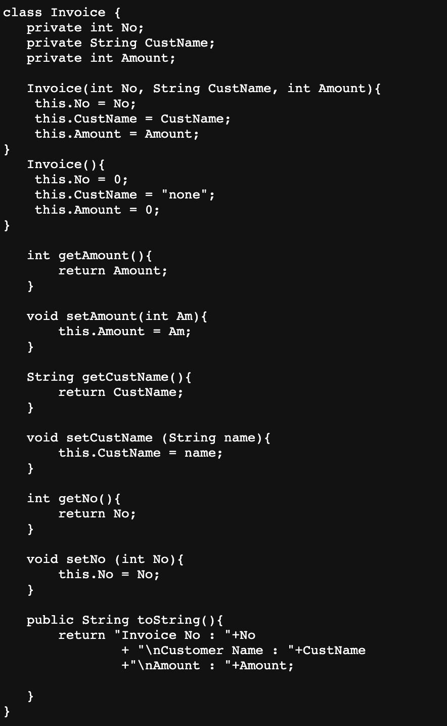 Solved Subclass PremiumCust. - PremiumCust has two | Chegg.com