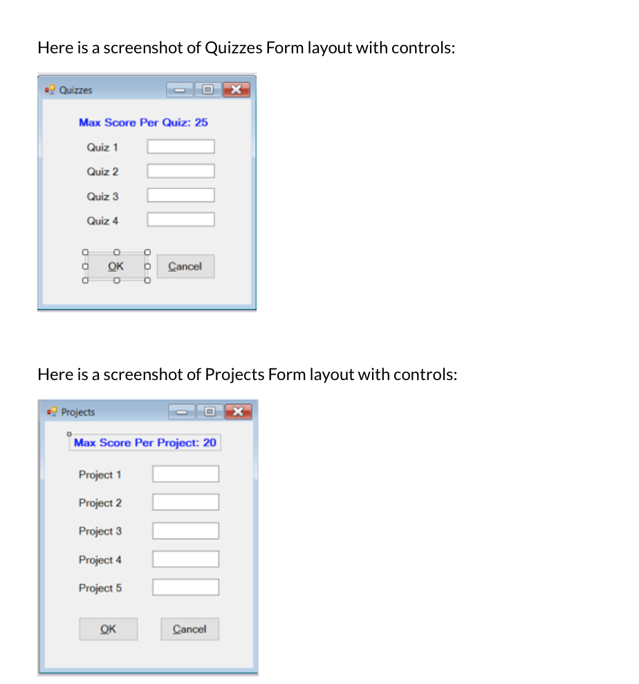 Solved Create a new project for this assignment in VB folder | Chegg.com