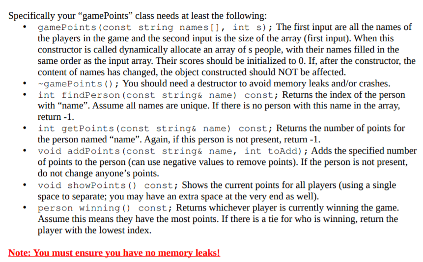Solved Problem A: Keeping track of points (20 points) | Chegg.com