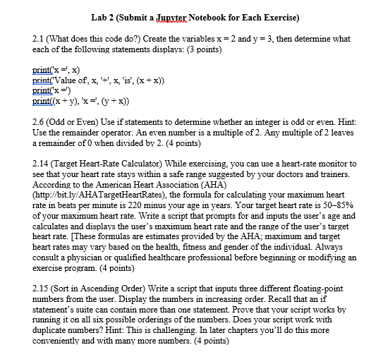 Solved 2.1 (What does this code do?) Create the variables | Chegg.com