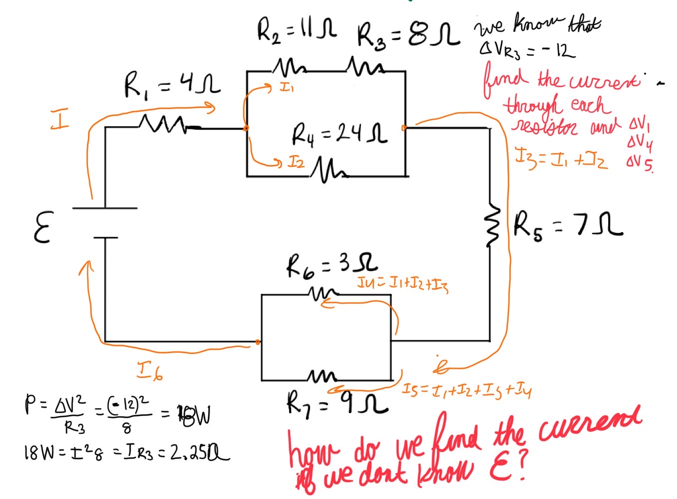 Solved How do we find current through each resistor if we | Chegg.com