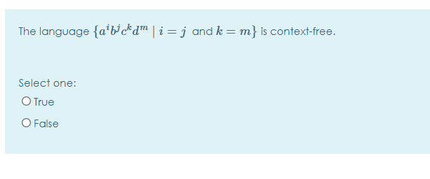 Solved Every subset of a regular language is regular. Select | Chegg.com