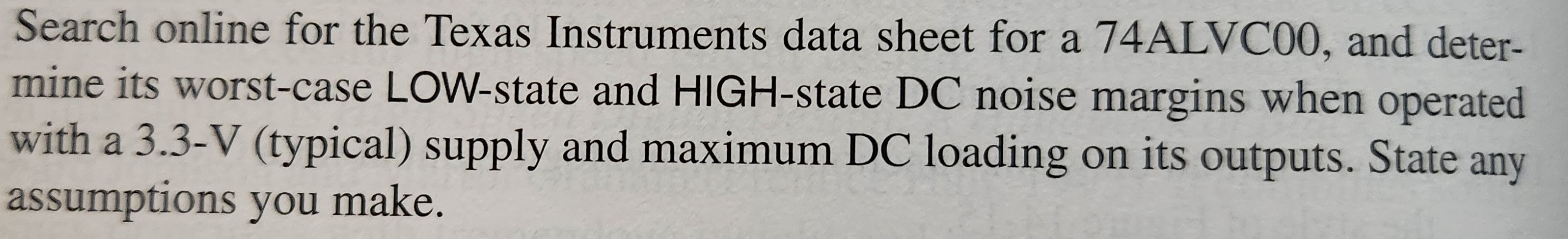 Solved Search online for the Texas Instruments data sheet | Chegg.com