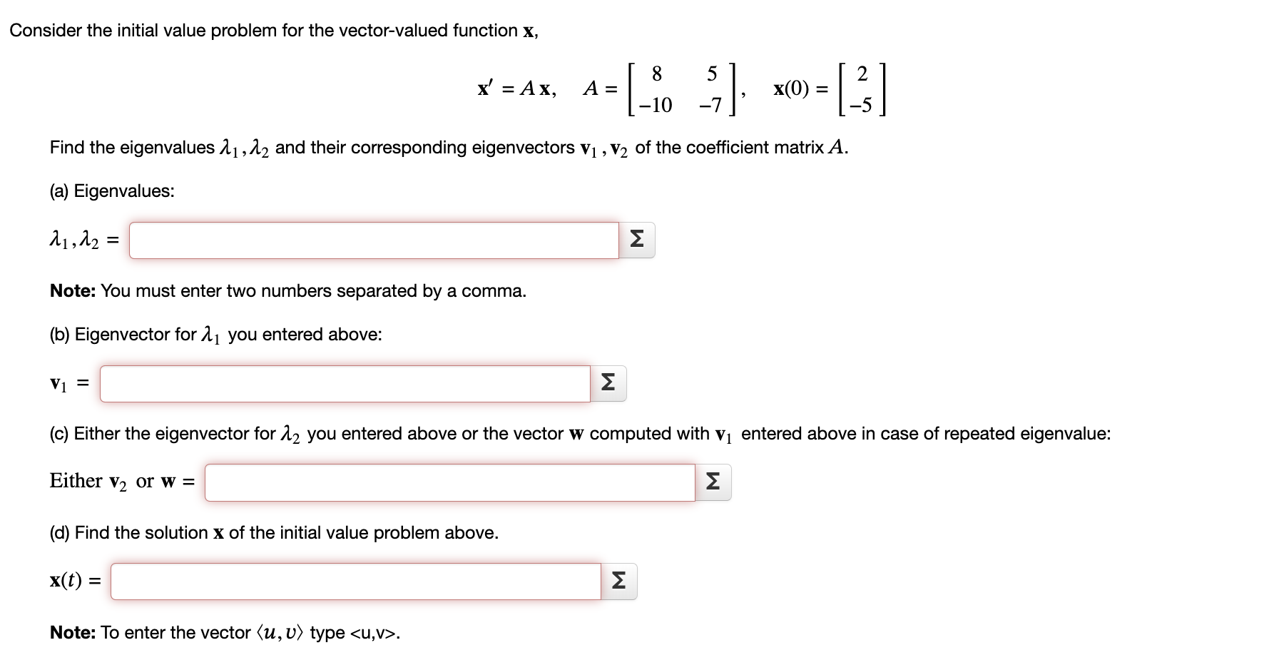 Solved Consider the initial value problem for the | Chegg.com
