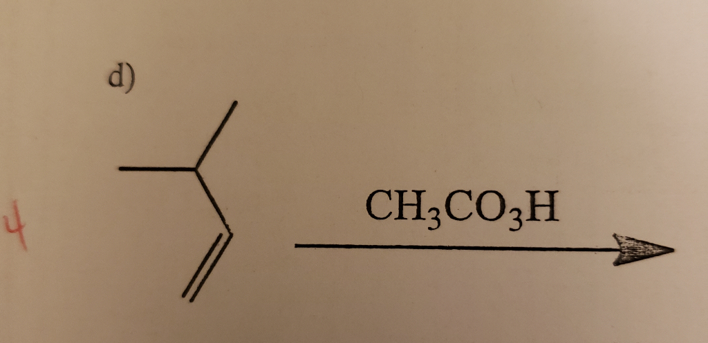 Solved d) CH3CO3H | Chegg.com