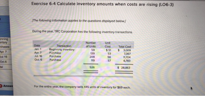 Solved Required: 1. Using FIFO, calculate ending inventory, | Chegg.com Solved Required: 1. Using FIFO, calculate ending inventory, | Chegg.com