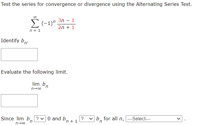Solved Test the series for convergence or divergence using | Chegg.com